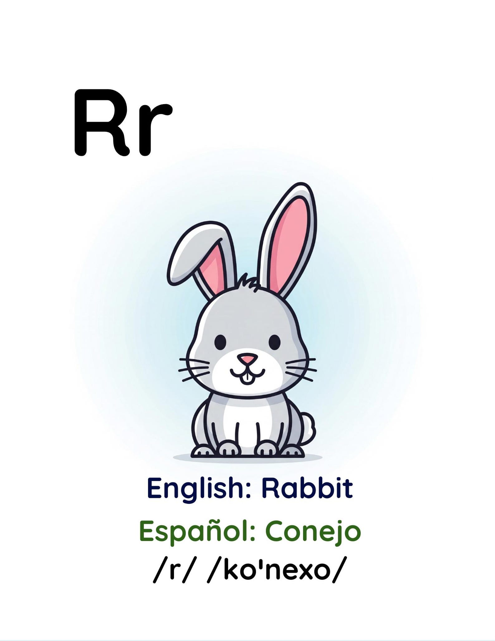 Bilingual ABC Poster | English Spanish Alphabet Chart With Animals ...