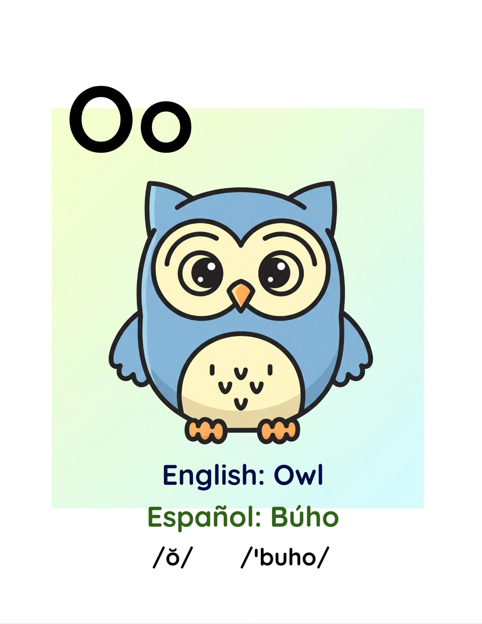 Bilingual ABC Poster | English Spanish Alphabet Chart With Animals ...
