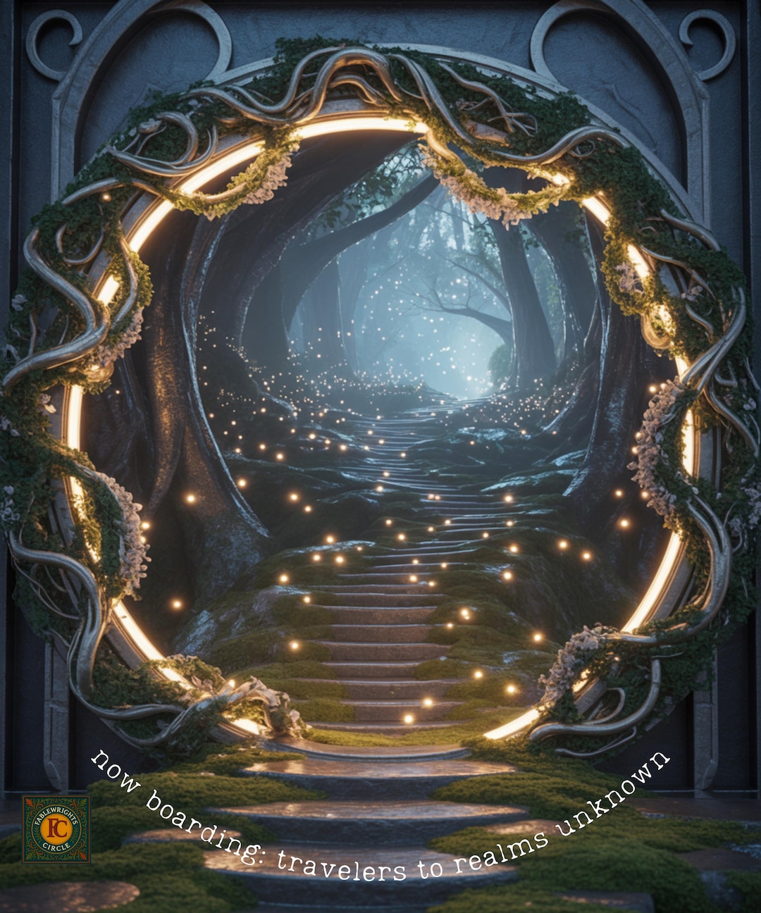 Fantasy Wall Art - Enter the Portals- the Luminous Path (unframed) - Etsy