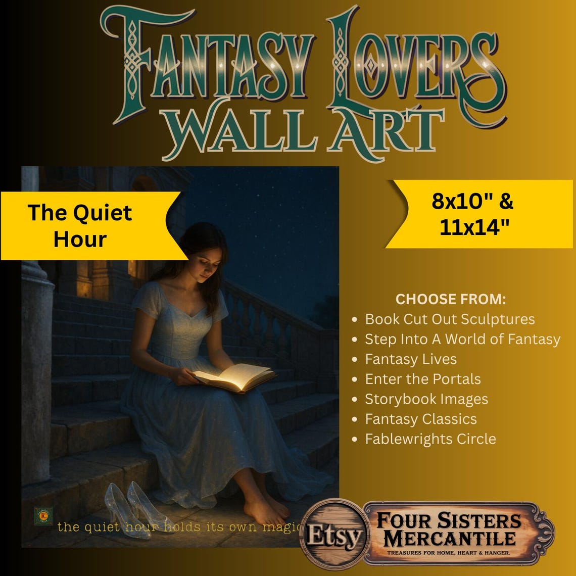 Fantasy Wall Art - Storybook Classics - the Quiet Hour Holds Its Own ...
