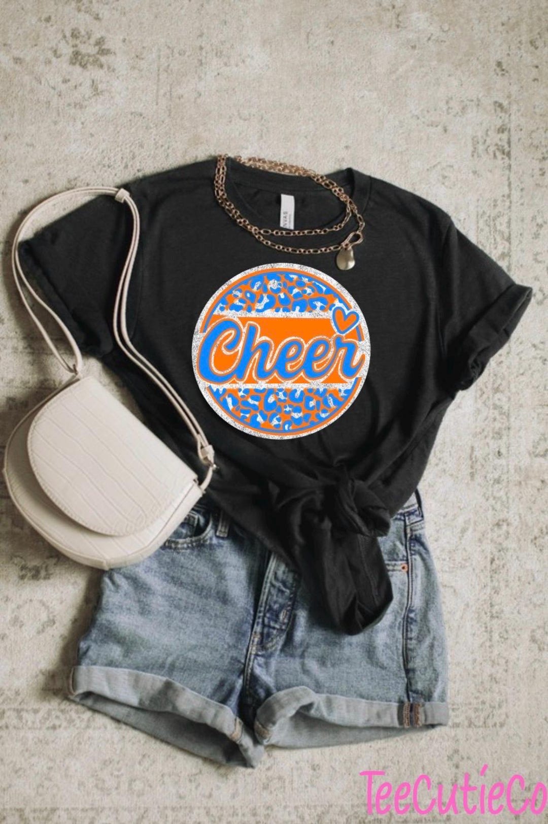 Cheer PNG and JPEG, Cheerleading Design, Leopard Print Design (digital ...