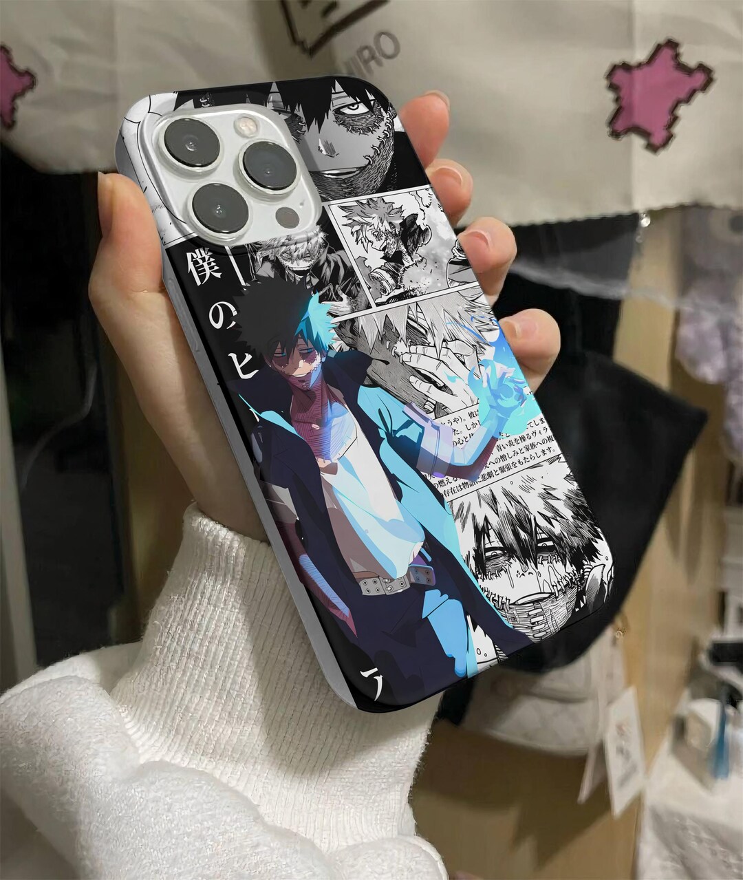 Dabi My Hero Academia Anime Phone Case, iPhone & Samsung MHA Manga ...