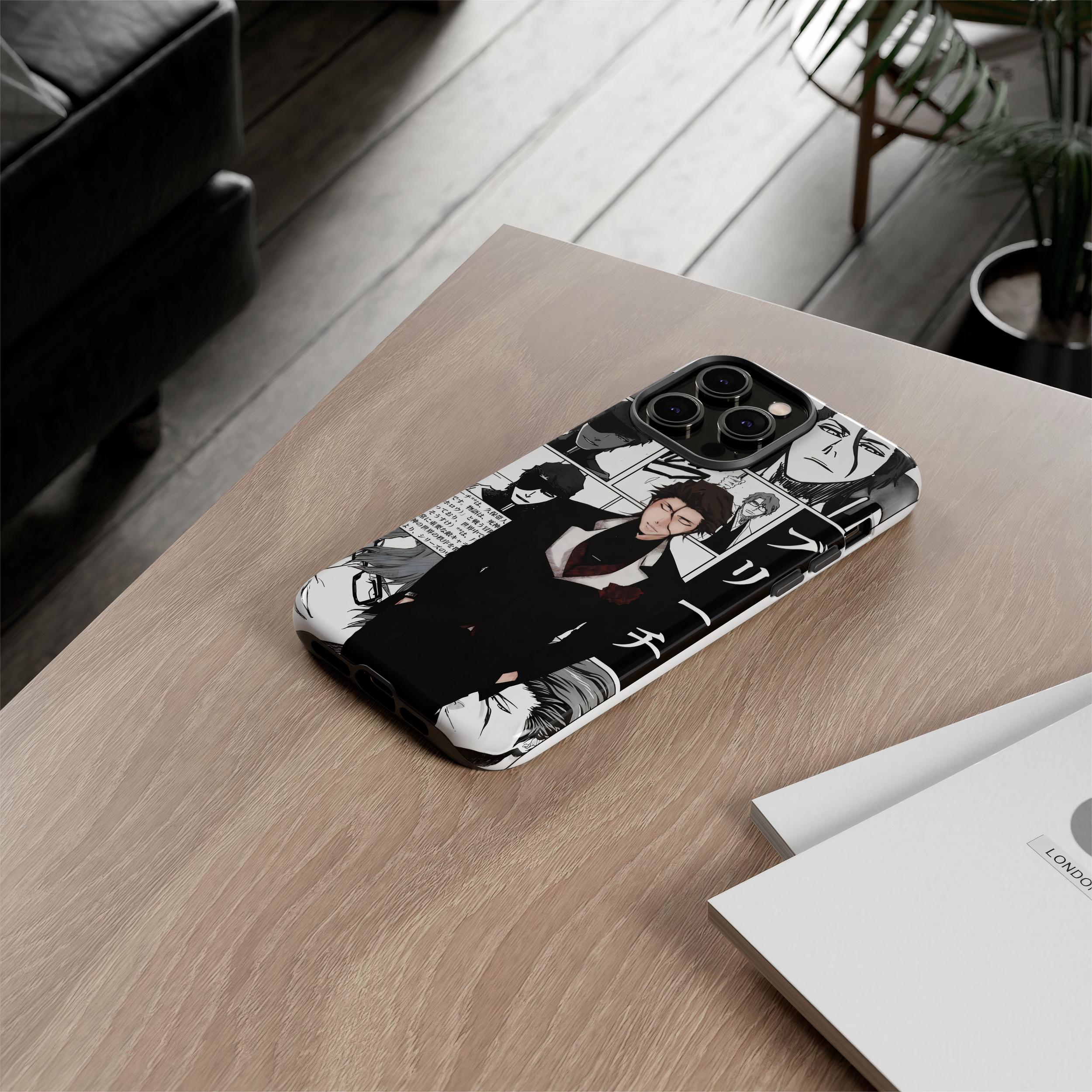 Aizen Sosuke Bleach Anime Phone Case, iPhone & Samsung Manga Accessory ...