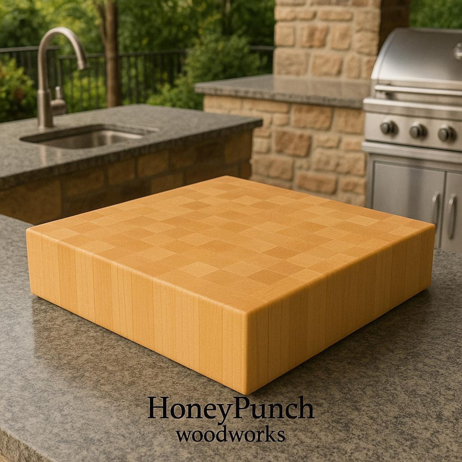 Handmade Maple End Grain Butcher Block, 3" Thick Cutting Board - Etsy