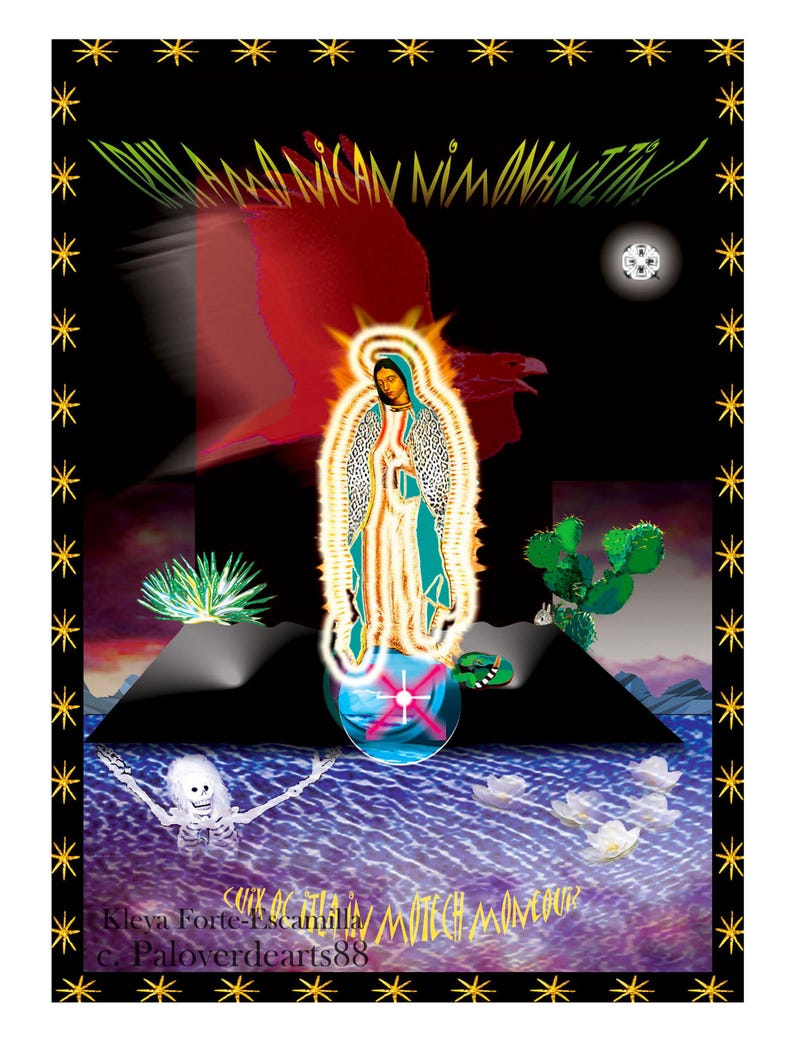OUR LADY OF Guadalupe, Digital Download of Original Illustrations ...