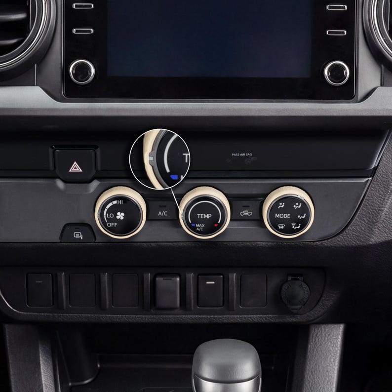 For Toyota Tacoma - Knob Press-fit Covers 2016-2023 | 3-knob Set 19 ...