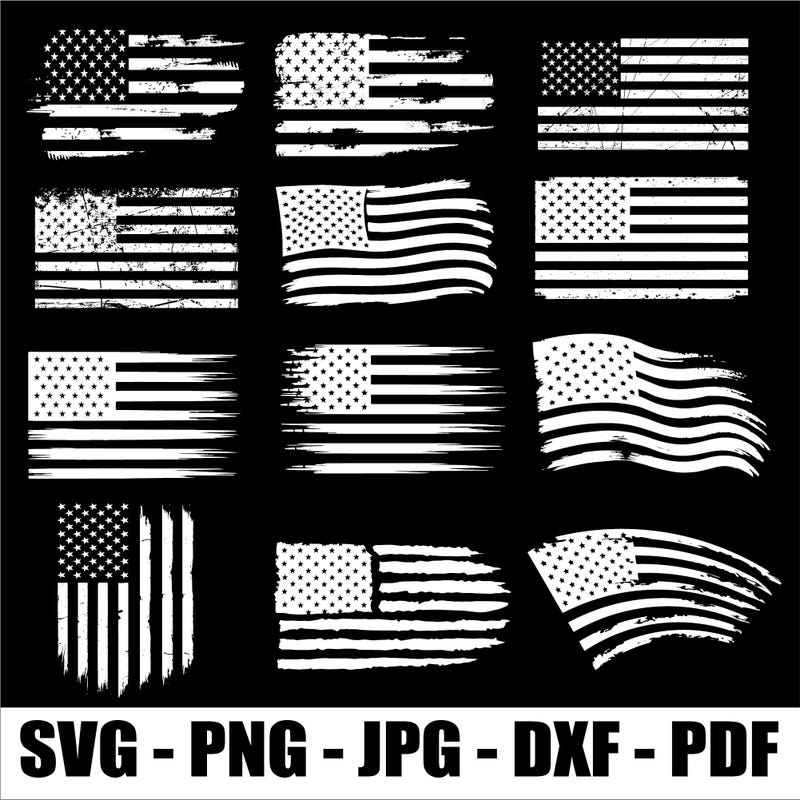 Waving Flag Laser Files - Etsy