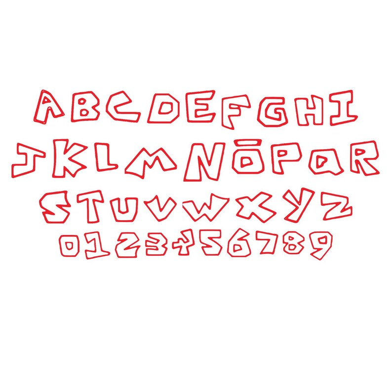 Roblox SVG Font Bundle, Gaming Letters for Cricut (digital Download) - Etsy