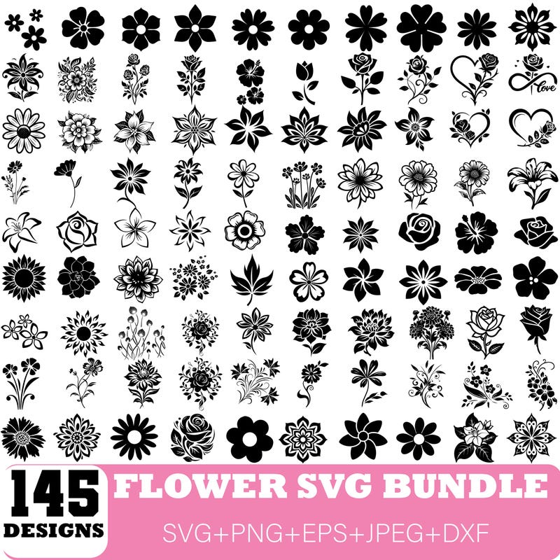 Cute Flower Paper Designs - Etsy
