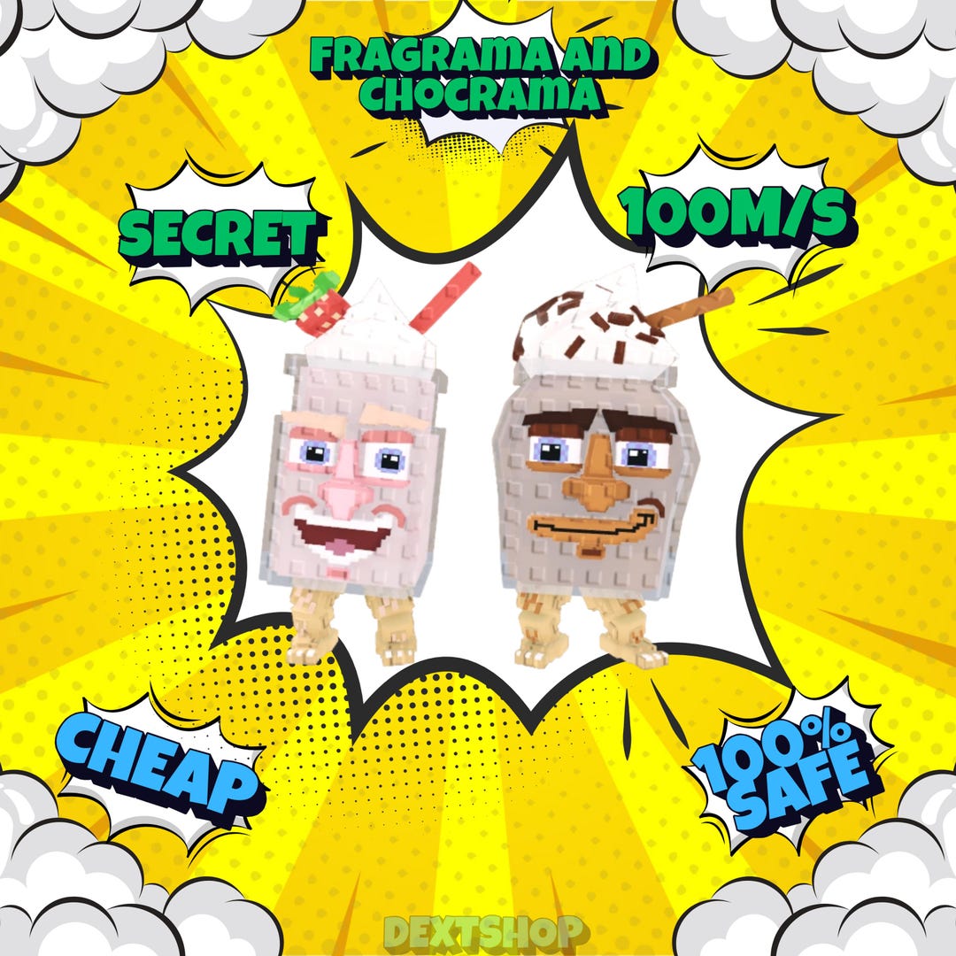 Fragrama and Chocrama Secret Brainrot, 100m/s, Fast Delivery, Roblox ...