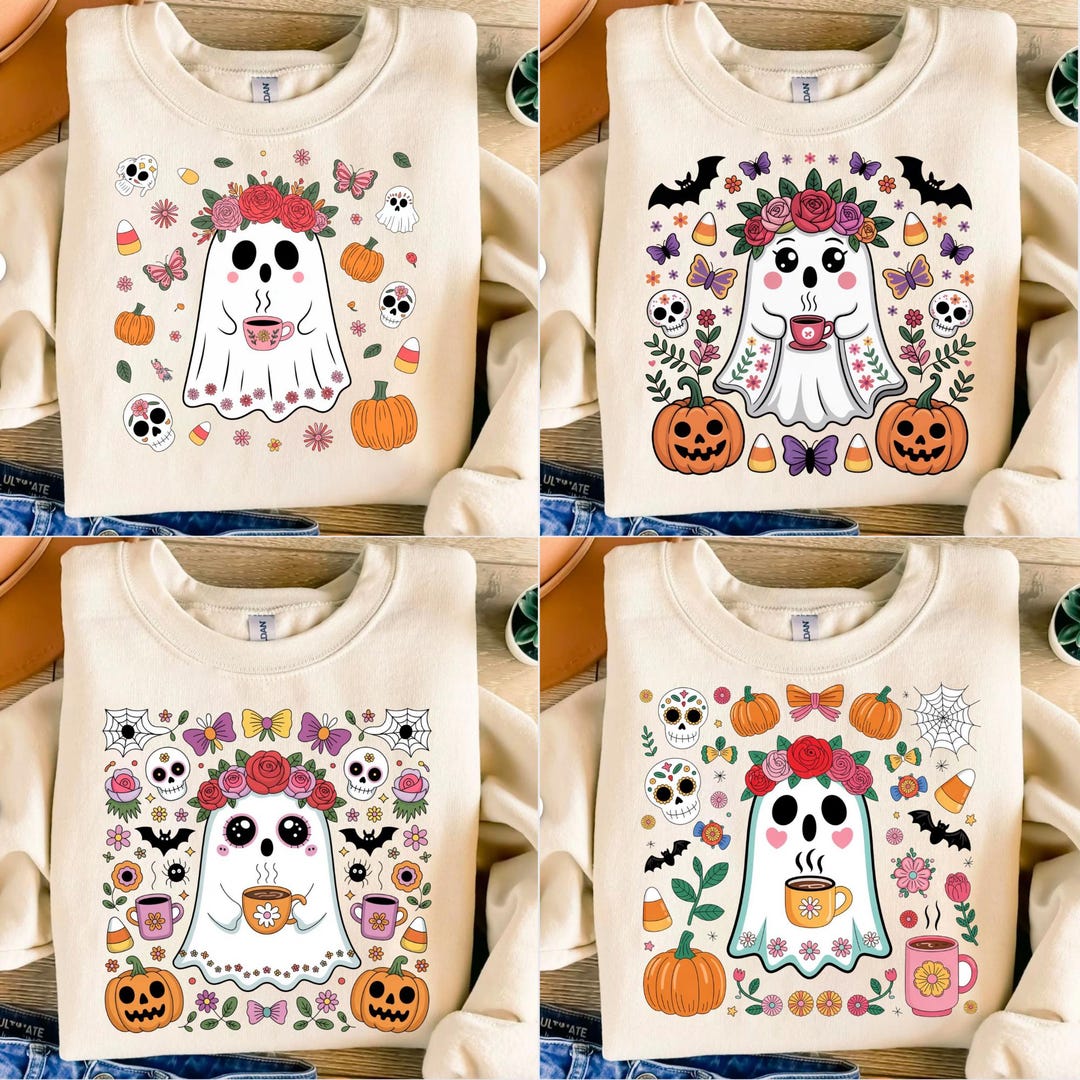 Mexican Conchas Ghost Png, Espooky Vibes Halloween Png, Funny Pan Dulce ...