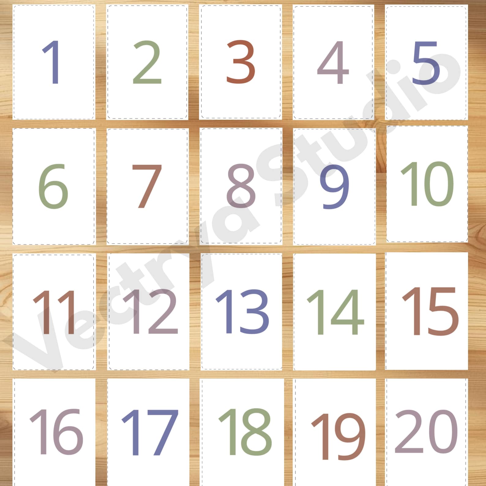 Learning ABC Flash Cards With Objects and Numbers 1-20 for Kids ...