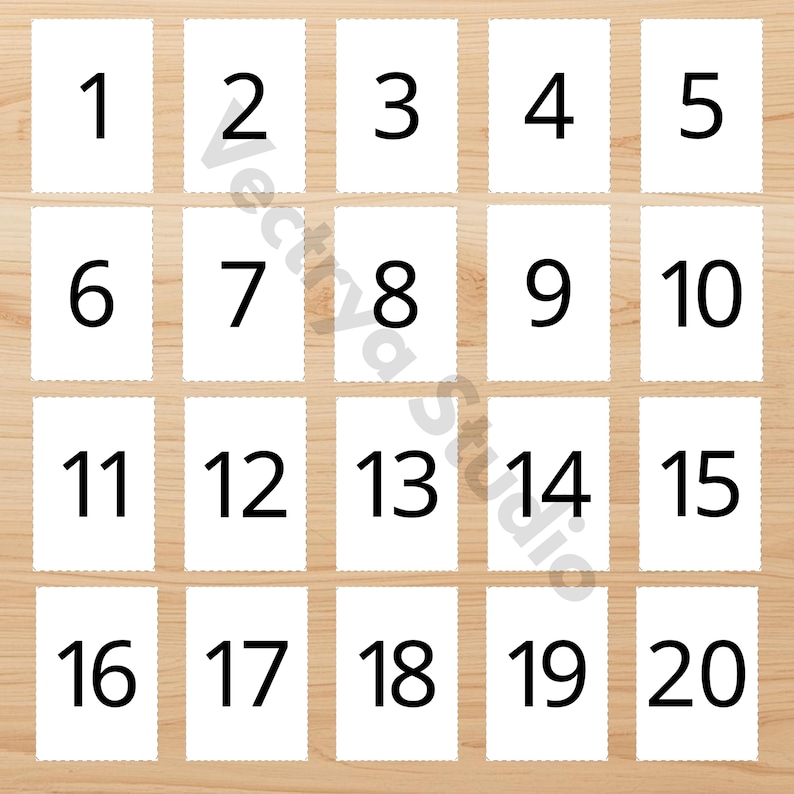 Learning ABC Flash Cards and Numbers 1-20 for Kids: Printable PDF - Etsy