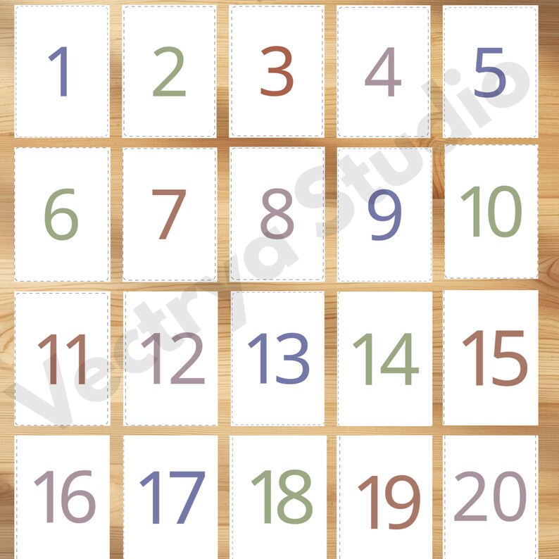 Learning ABC Flash Cards and Numbers 1-20 for Kids: Printable PDF ...