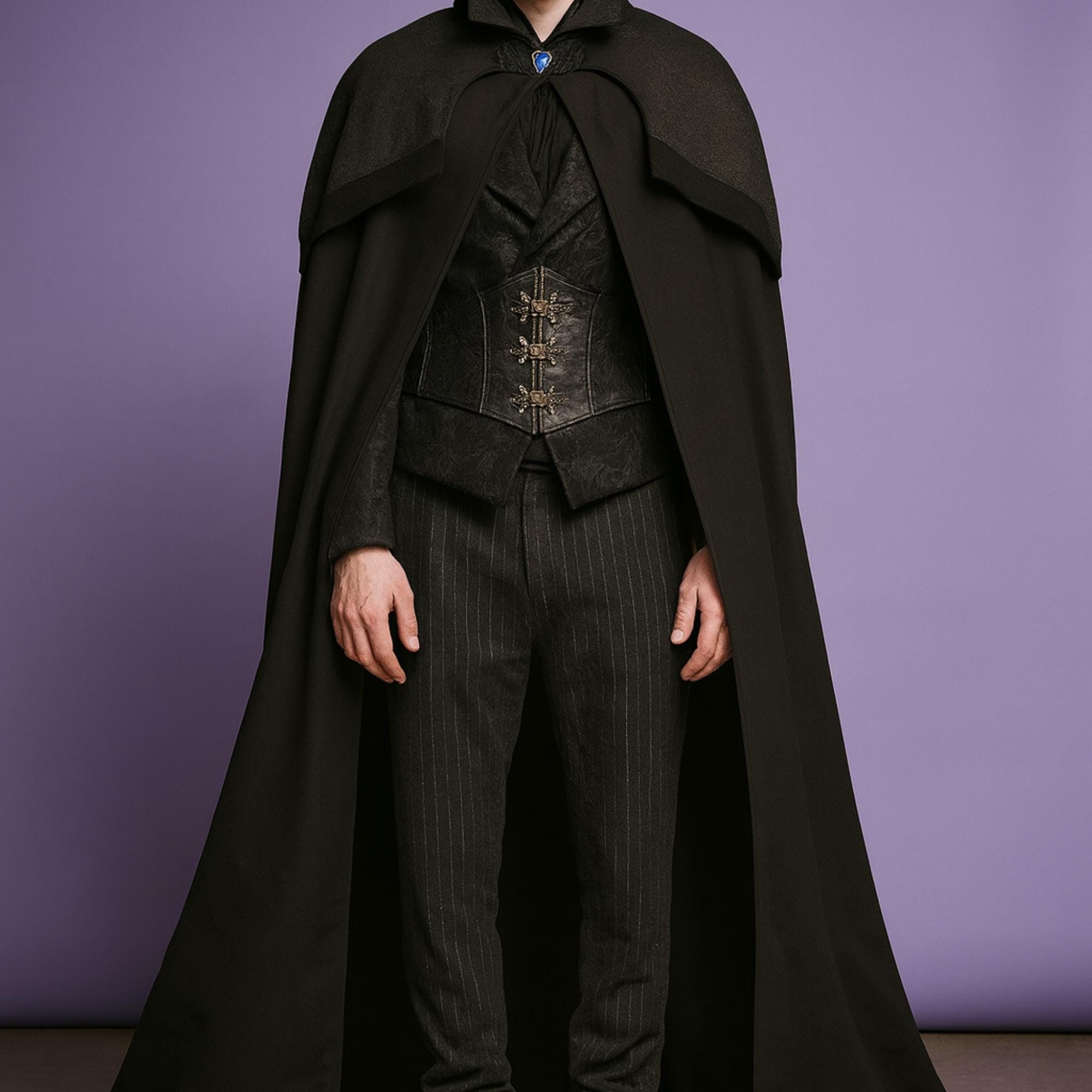 Vampire Cloak Costume – Gothic Victorian Outfit for Halloween, Cosplay ...