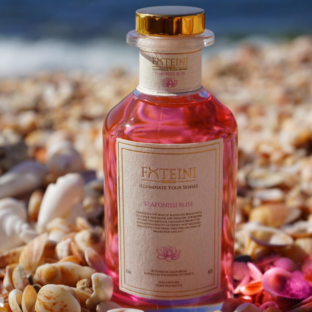Pink Reed Diffuser Natural Home Fragrance Mediterranean Floral Scent ...