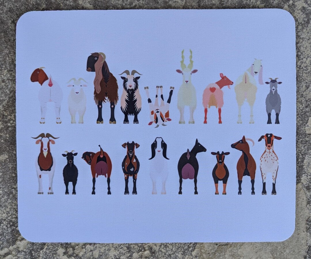 Goat Mouse Pad - Etsy