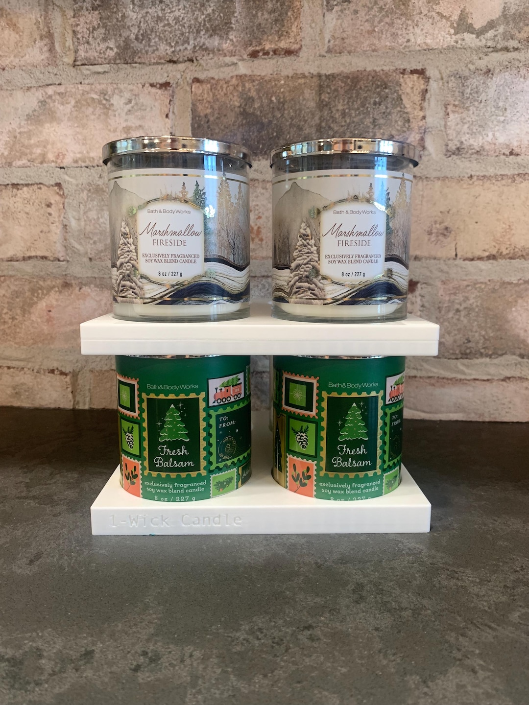 Stackable Candle Organizer Tray – 3D Printed Home Fragrance Display - Etsy