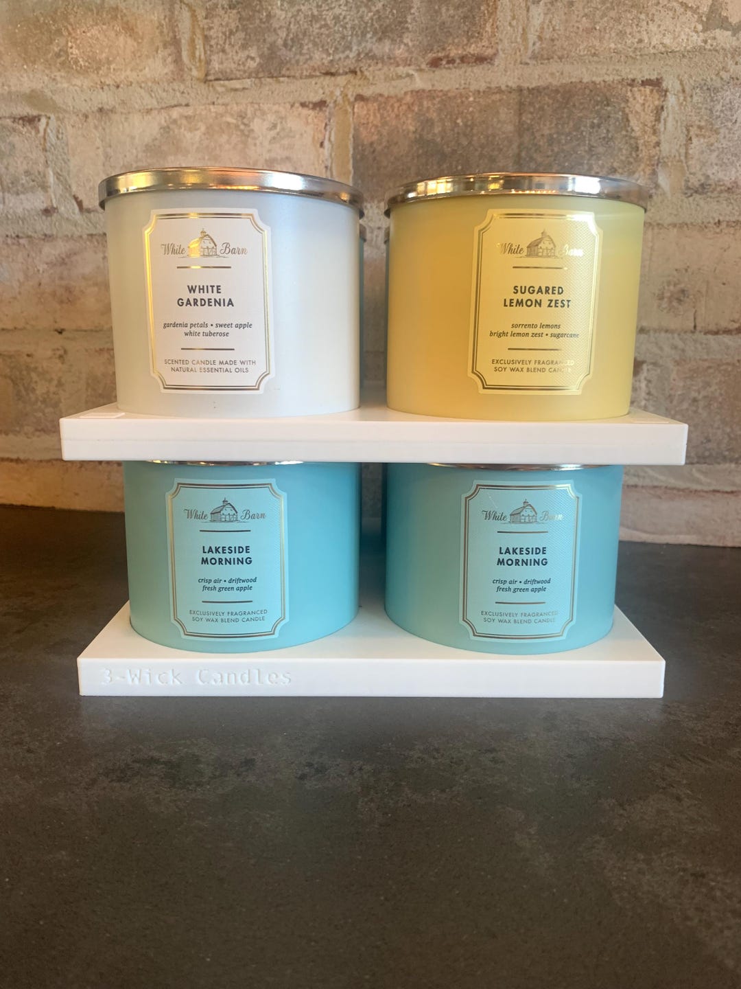 3D Printed Candle Tray – Stackable Organizer for Bath & Body Works - Etsy