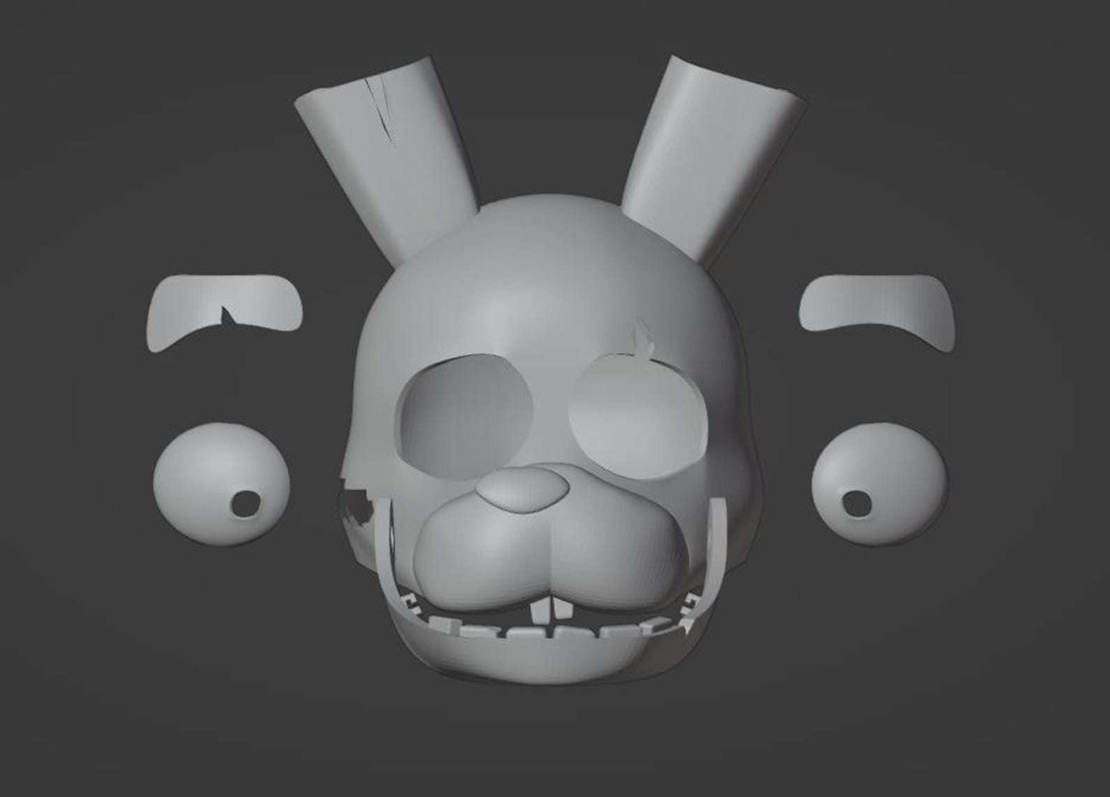 DPML Springtrap Mask STL File ***read Description*** - Etsy