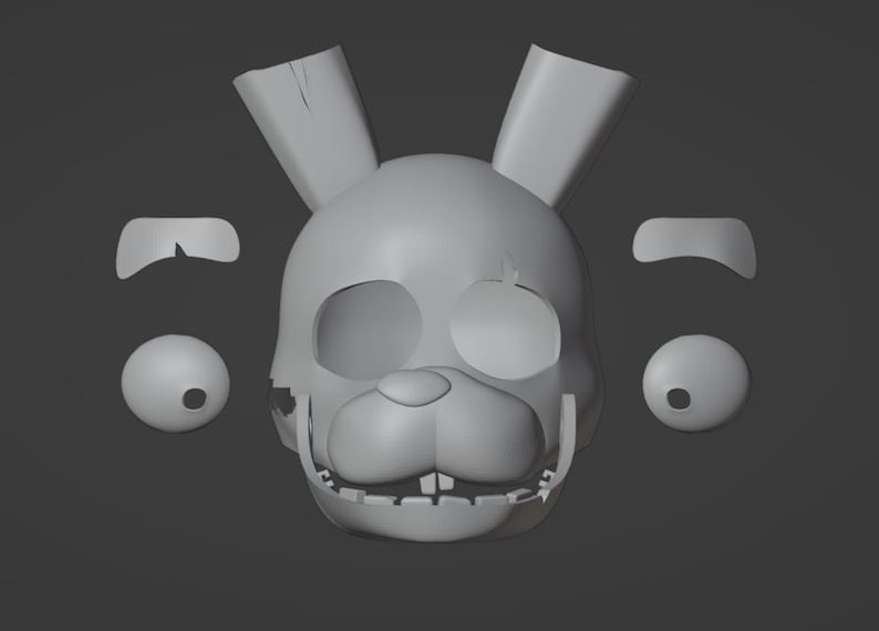 DPML Springtrap Mask STL File ***read Description*** - Etsy