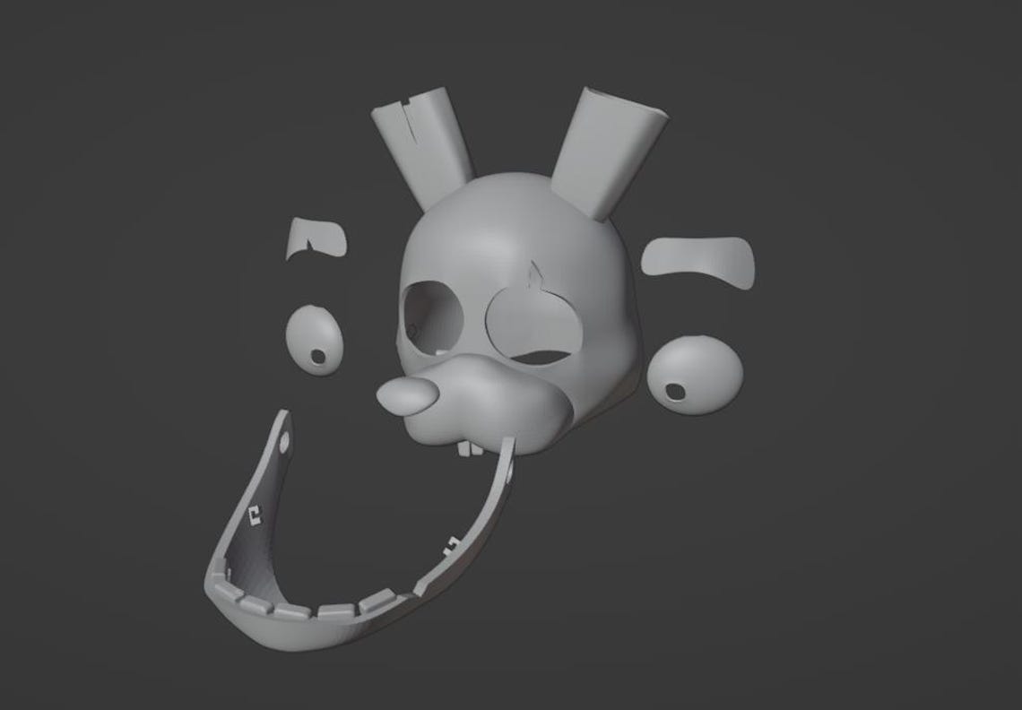 DPML Springtrap Mask STL File ***read Description*** - Etsy