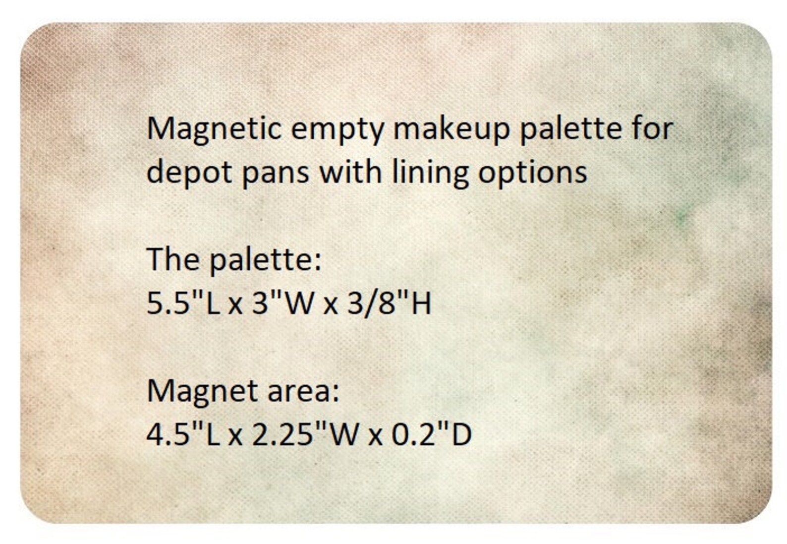 Essential Magnetic Empty Makeup Palette Wood Nature. - Etsy