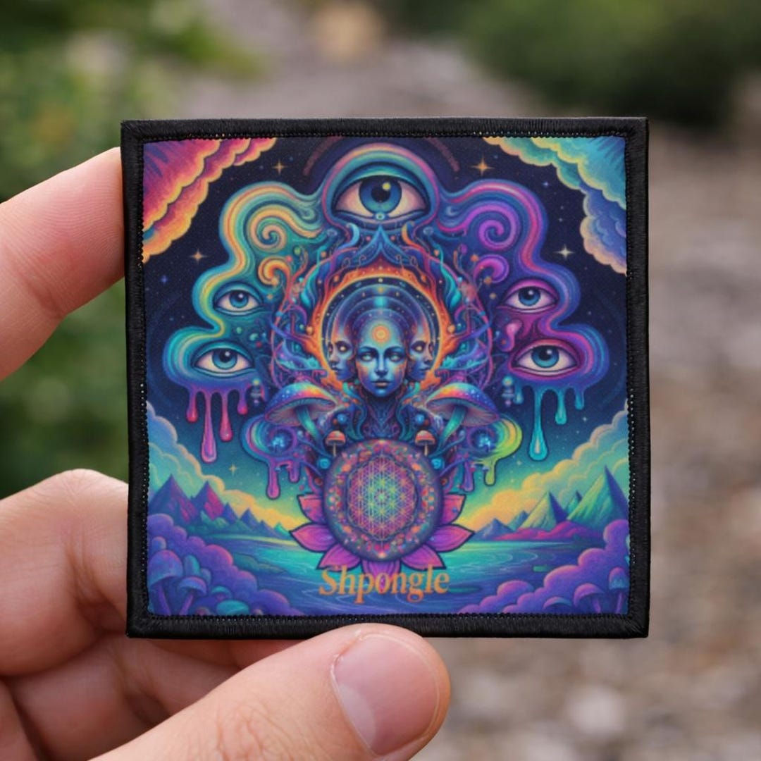 Shpongle Patch Mandala Sacred Geometry Flower of Life Shpongle ...