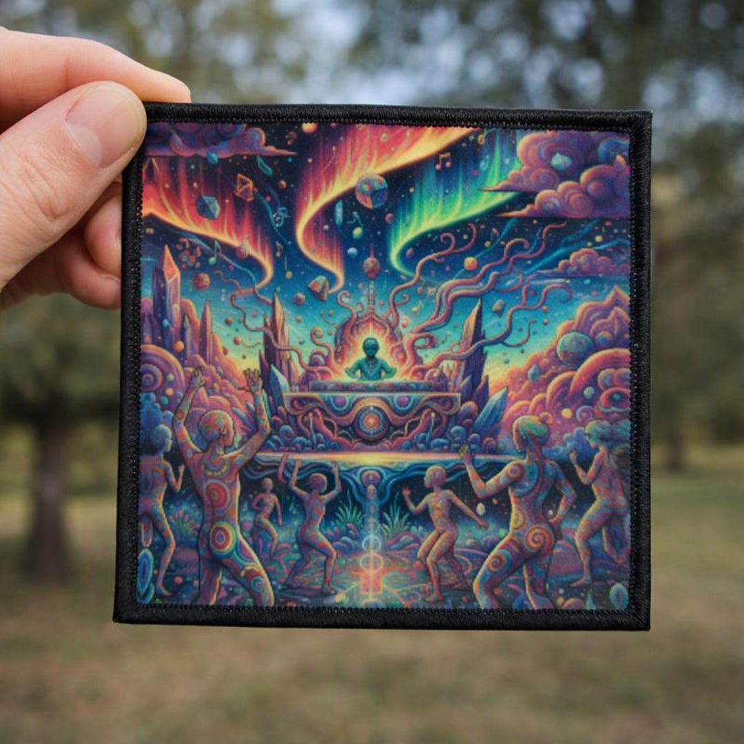 Shpongle Patch Mandala Sacred Geometry Flower of Life Shpongle ...