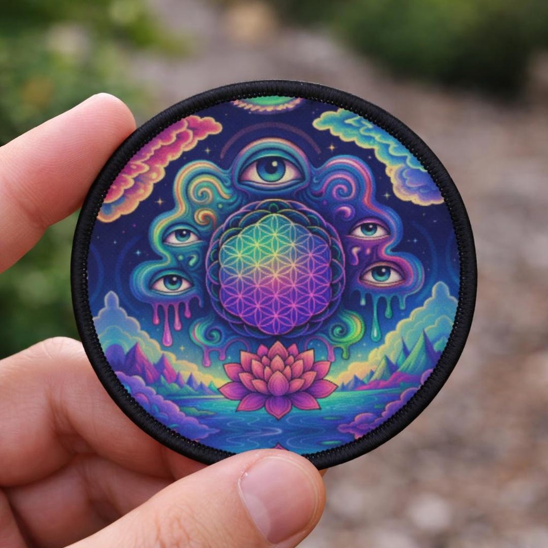 Shpongle Patch Mandala Sacred Geometry Flower of Life Shpongle ...