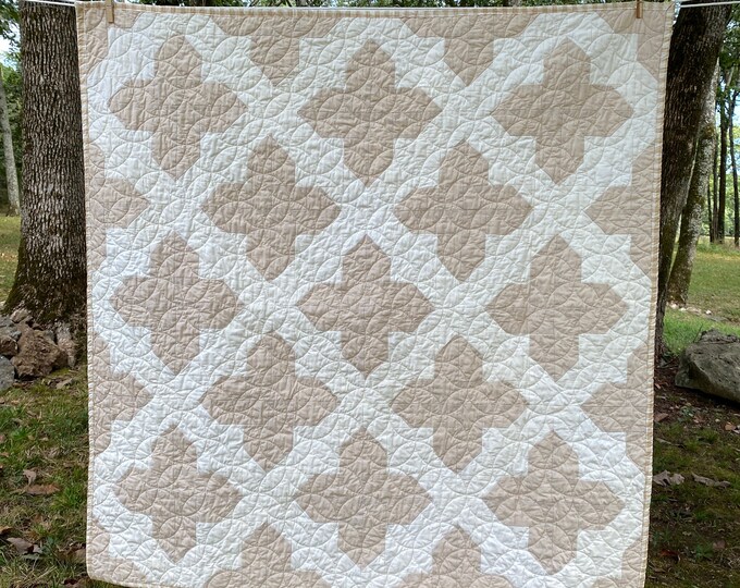 Latte and Cream Quilt Gift for Baby / New Baby Gift / Ready to Ship ...
