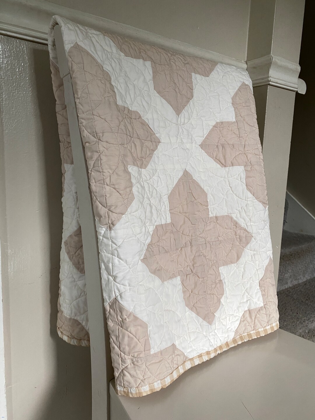 Latte and Cream Quilt Gift for Baby / Quilts for Sale / Ready to Ship ...