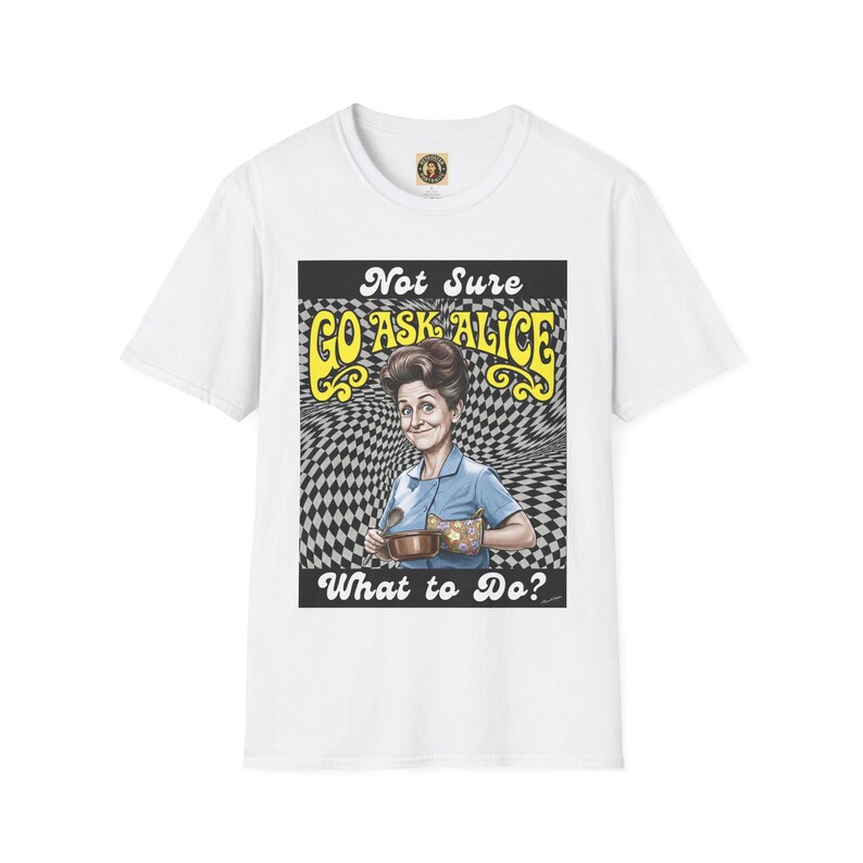 Go Ask Alice Brady Bunch Parody Shirt - Retro 70s TV & Psychedelic ...