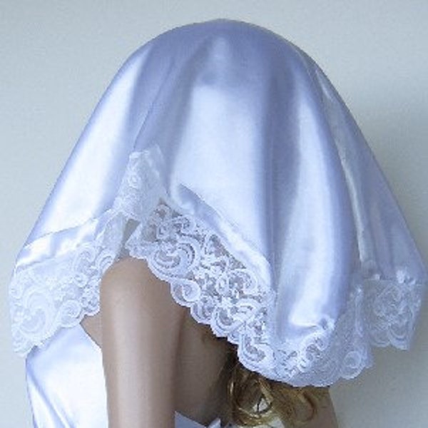 White Veil Cover Face - Etsy