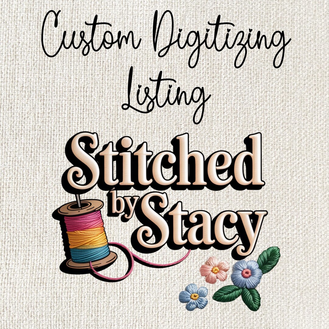 Custom Logo Digitizing - Etsy
