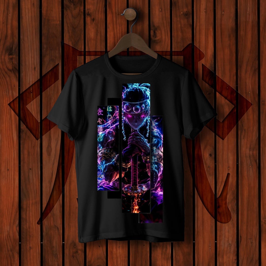 Tengen Uzui Hashira Demon Slayer Neon Shirt - Etsy