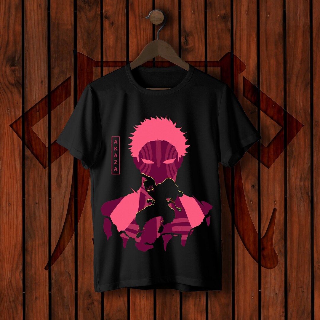 Akaza Silhouette Demon Slayer Shirt - Etsy New Zealand