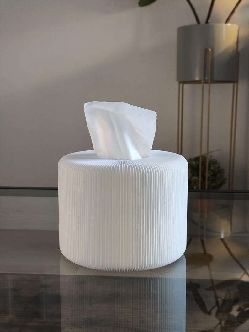 Minimalist 3D Printed Tissue Holder – Modern Home Decor - Etsy