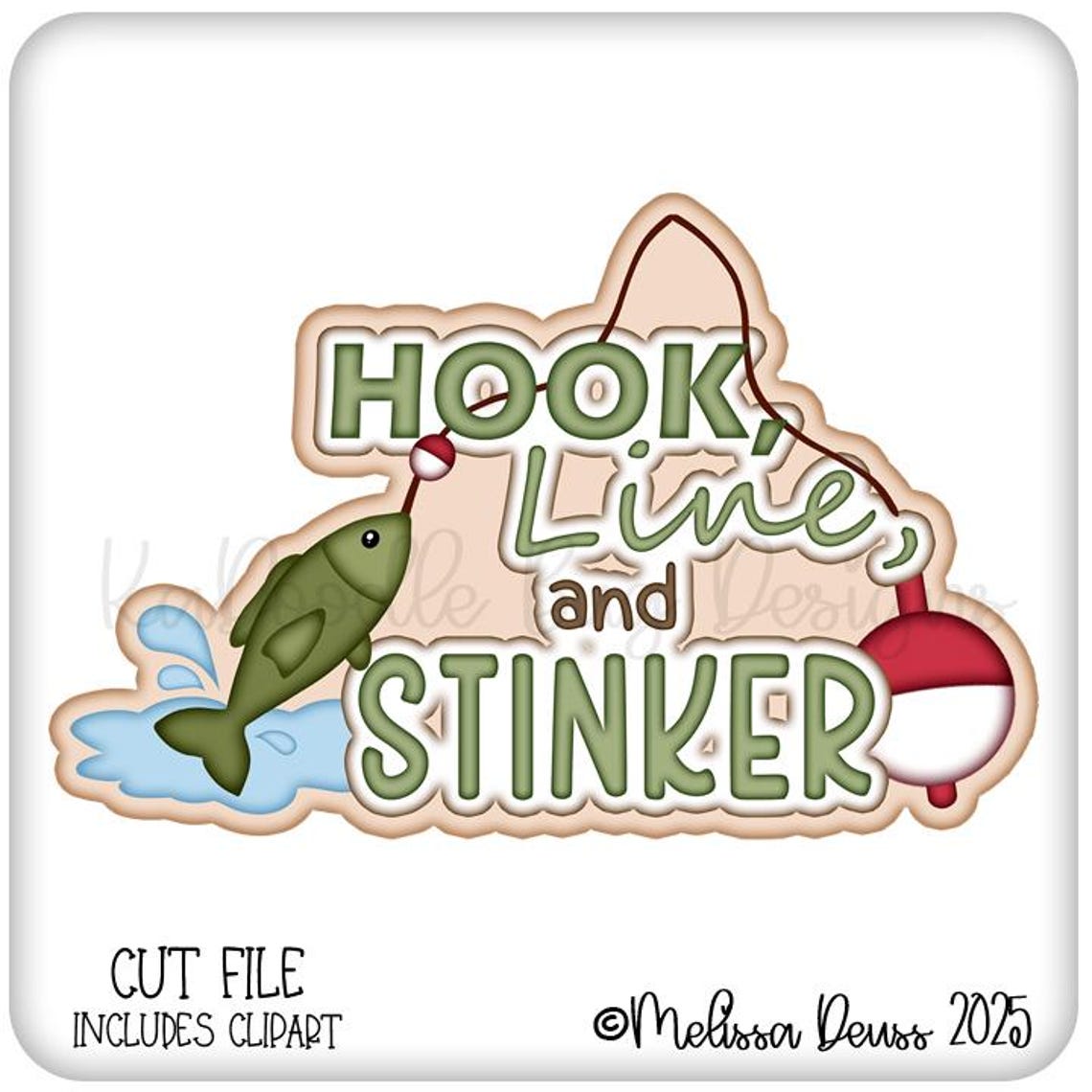 Gone Fishing Skunks Camp Cut File Clipart. Digital Files-svg, Pdf, Mtc ...