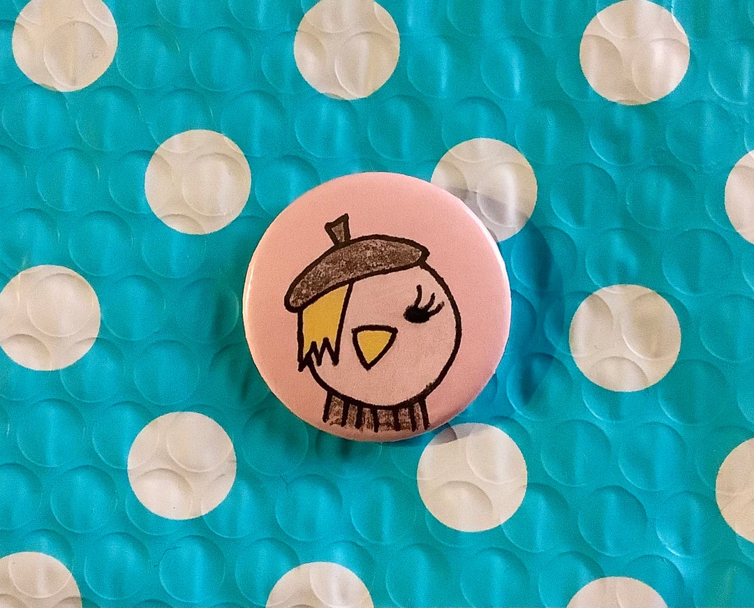Hand Drawn Chicky Baby Pin 1.5” - Etsy