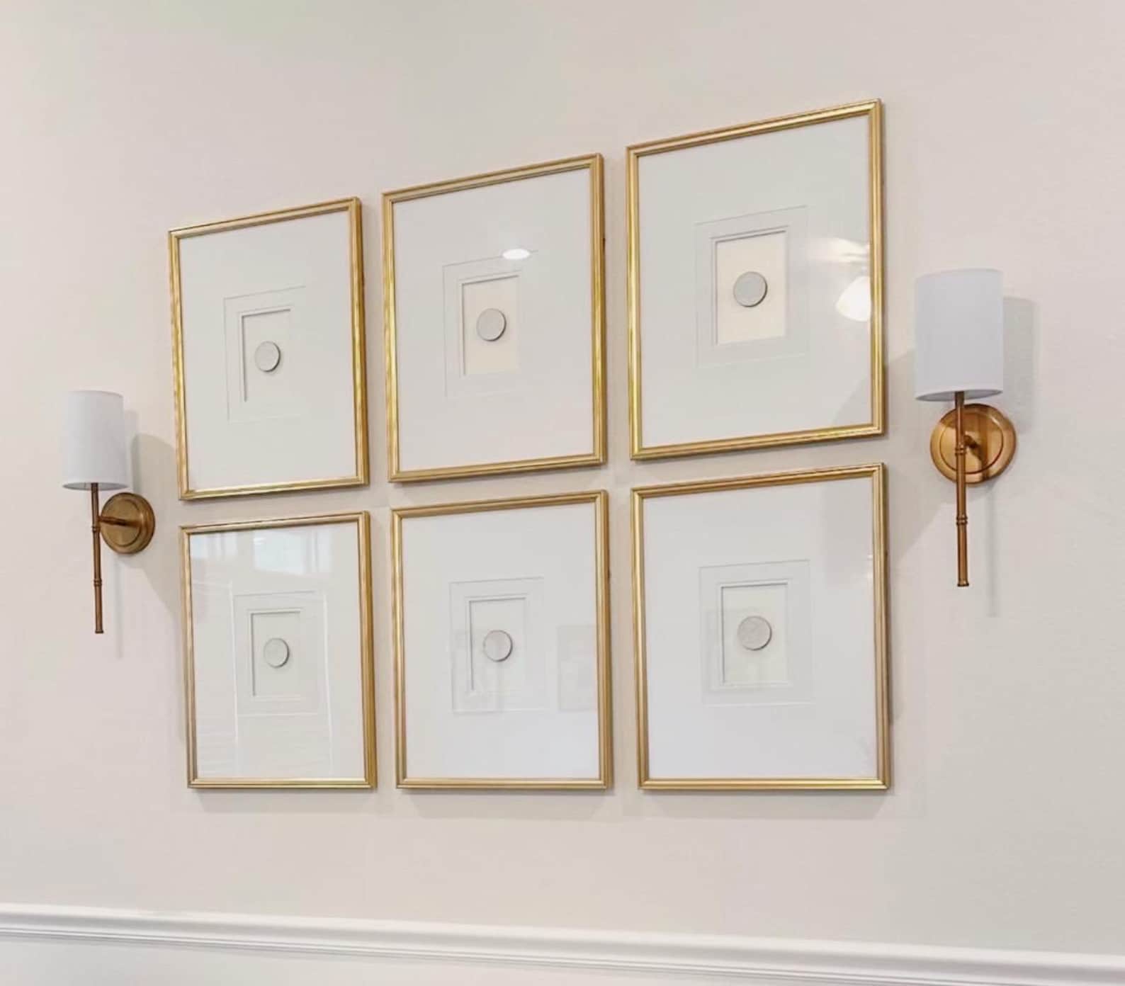 Framed Biblical Intaglio Prints, Christian Gallery Wall Art, Gold Frame ...