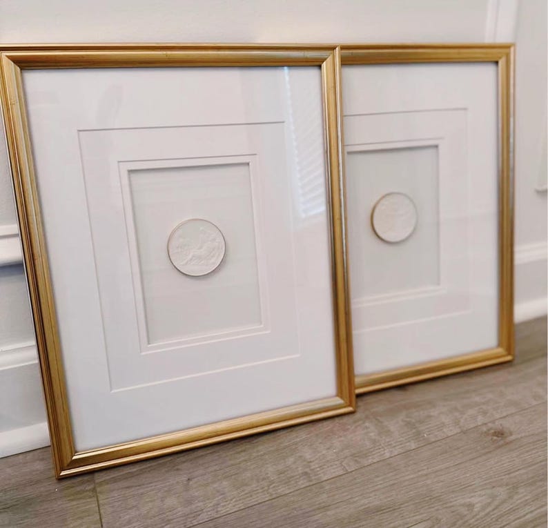 Framed Biblical Intaglio Christian Wall Art – Gold Frame Religious ...