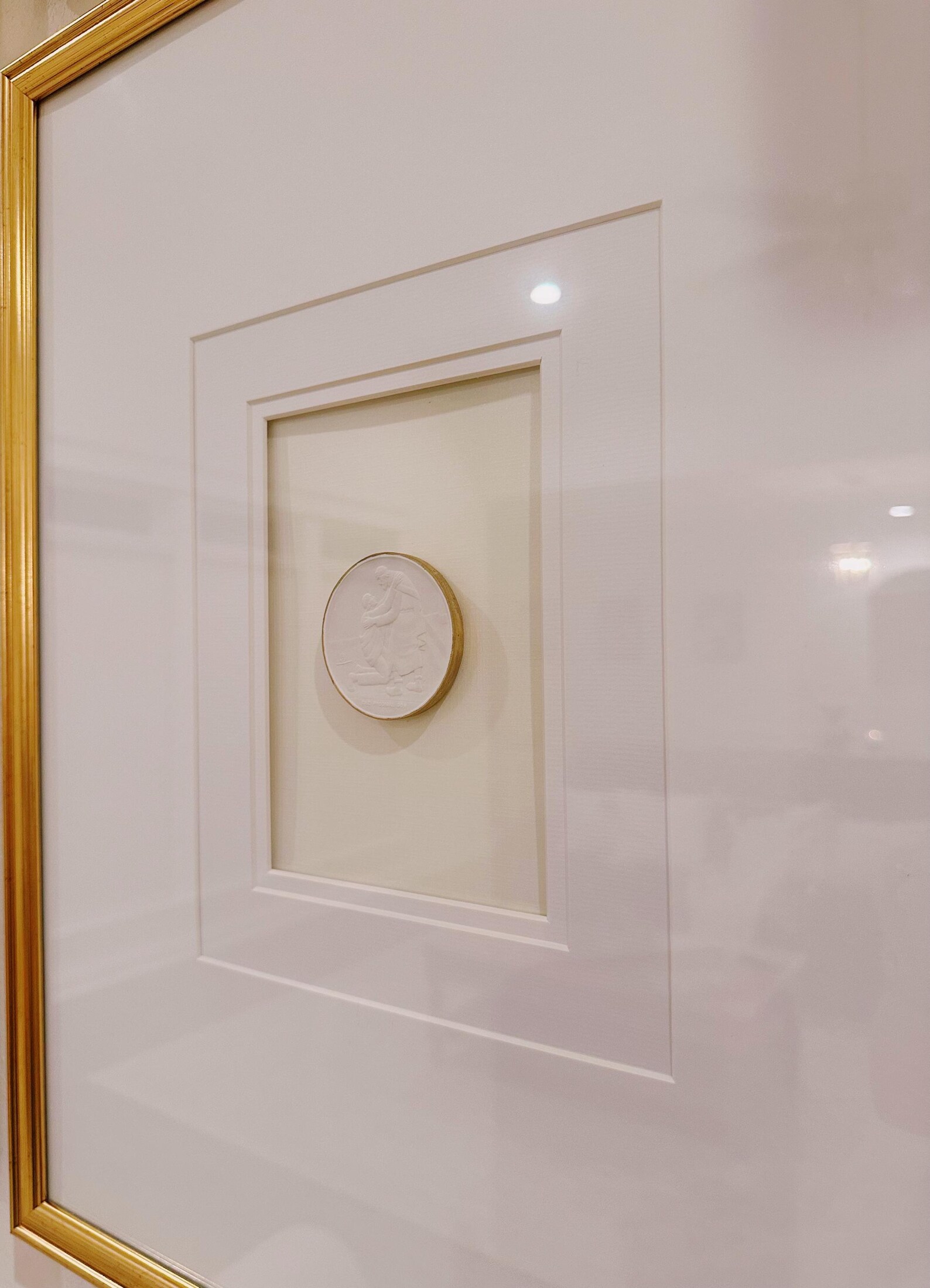 Framed Biblical Intaglio Prints – Gold Frame Christian Gallery Wall Art ...