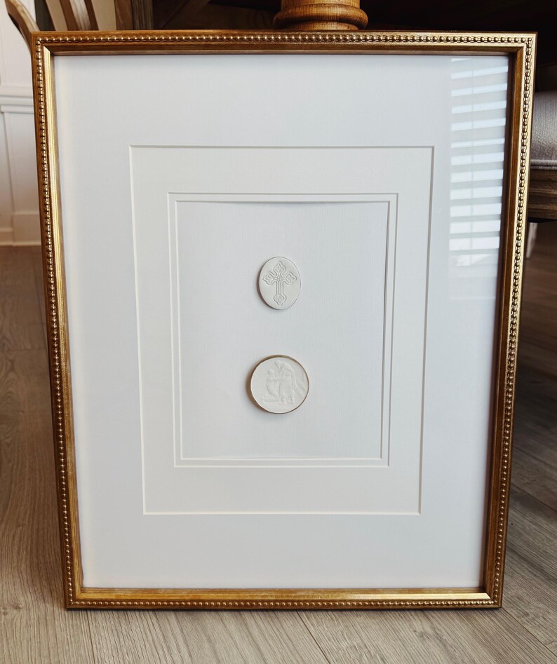 Framed Biblical Intaglio Art: Gold Frame, (customizable), Parables of ...