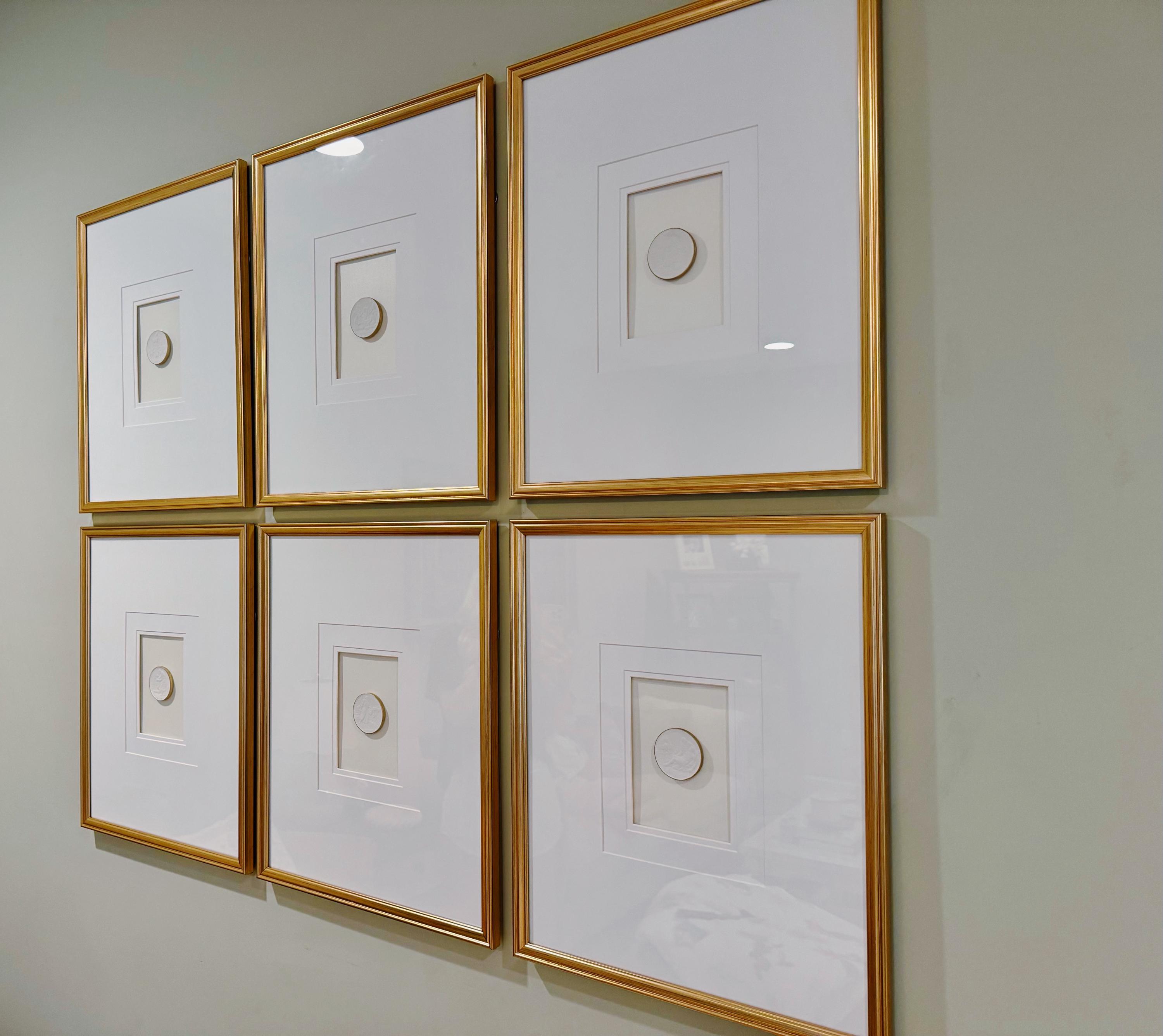 Framed Biblical Intaglio Prints, Christian Gallery Wall Art, Gold Frame ...