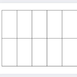Ten Frame Printable (large Size for Hotwheel Cars, Etc) Homeschool ...