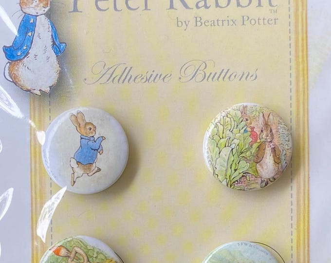 Peter Rabbit Adhesive Buttons - Scrap Books, Paper Crafts, Embellishing ...