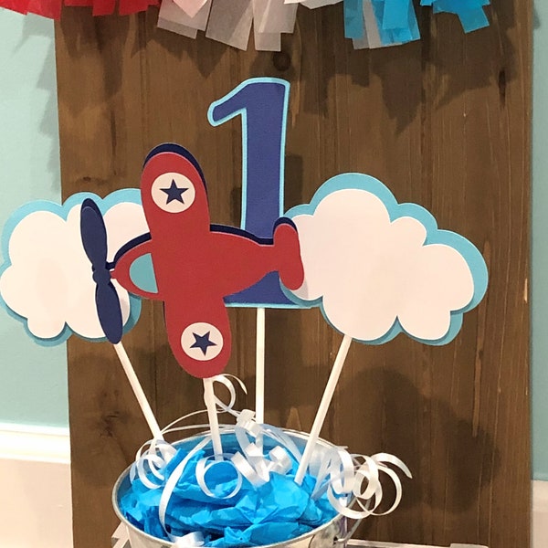 Airplane Centerpiece - Etsy