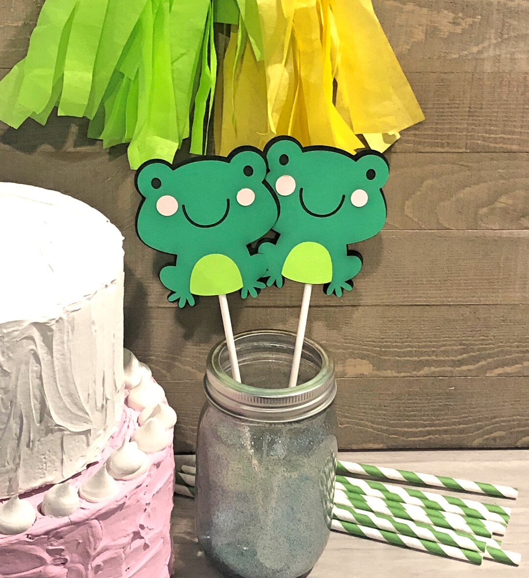 Frog Centerpiece Picks - Etsy