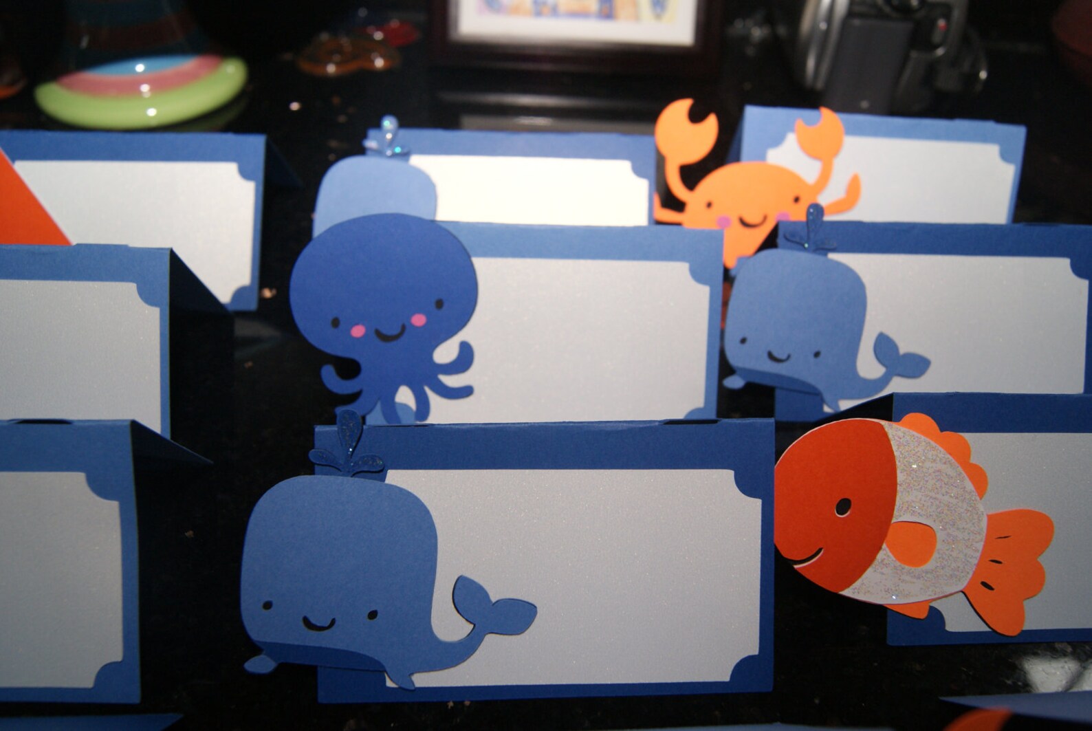 Under the Sea Creature and Sailboat Place Cards / Food Labels - Etsy